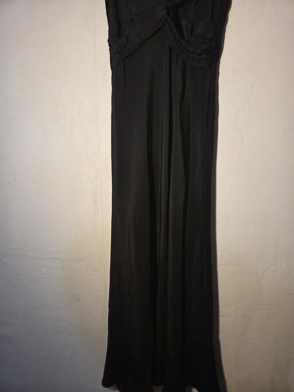 Ann Taylor | Dresses | Y2k Ann Taylor Black Satin Maxi Dress Formal ...